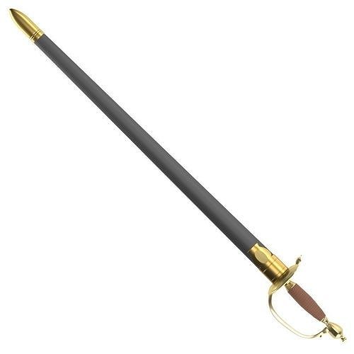 British sword free 3D model | CGTrader