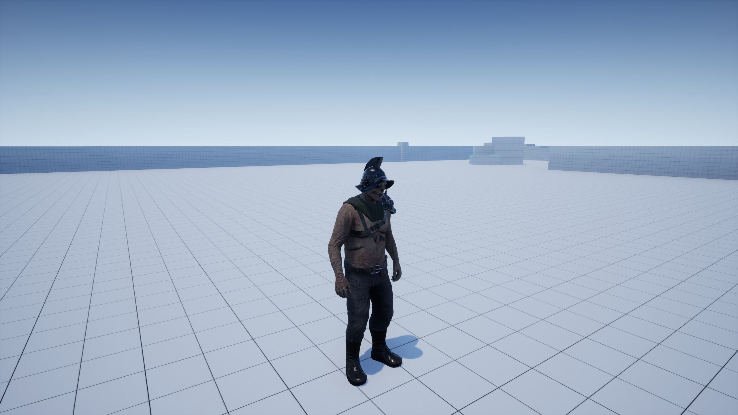 Crypt Fiend modular character - demo scene free VR / AR / low-poly 3D ...