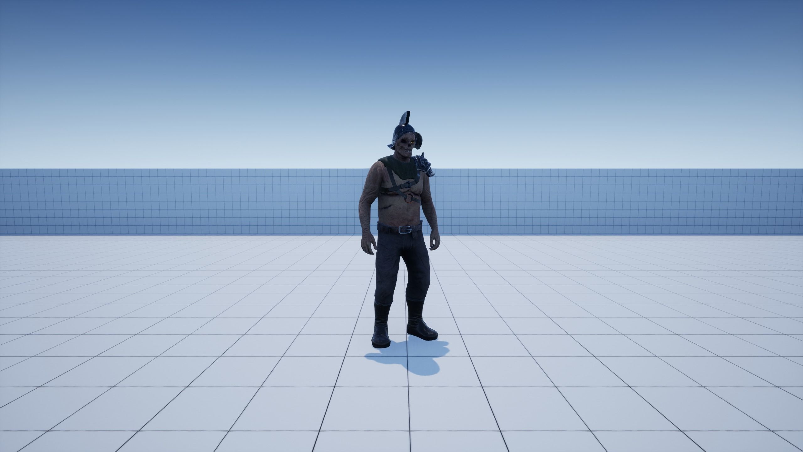 Crypt Fiend modular character - demo scene free VR / AR / low-poly 3D ...