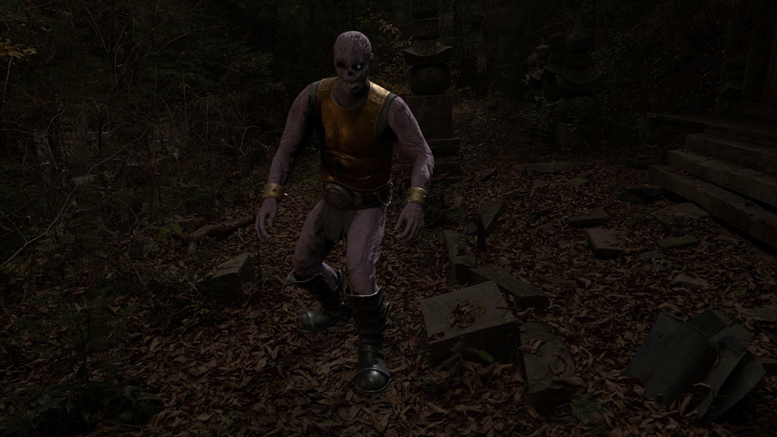 Crypt Fiend modular character - demo scene free VR / AR / low-poly 3D ...