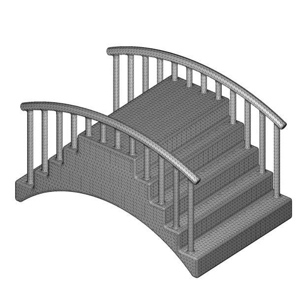 Classic Bridge 3D model 3D printable | CGTrader