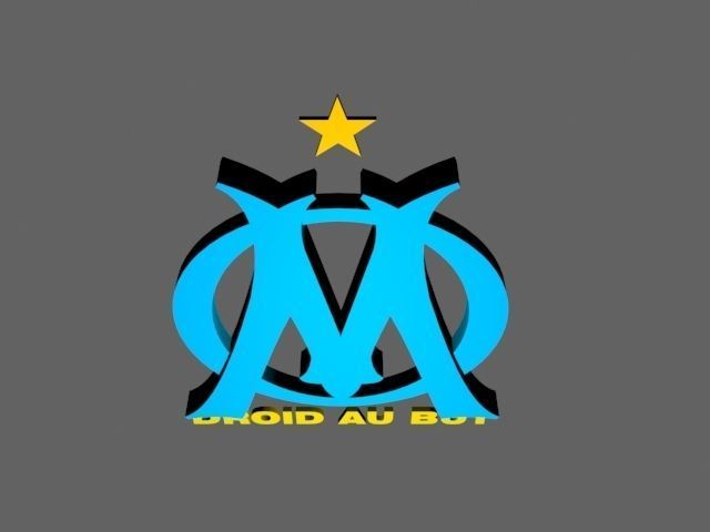 OLYMPIQUE DE MARSEILLE FC BADGE 3D model | CGTrader