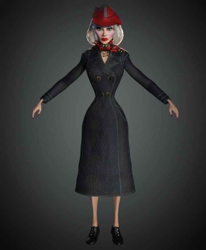 WWII Nazi Spy 2 3D model rigged | CGTrader