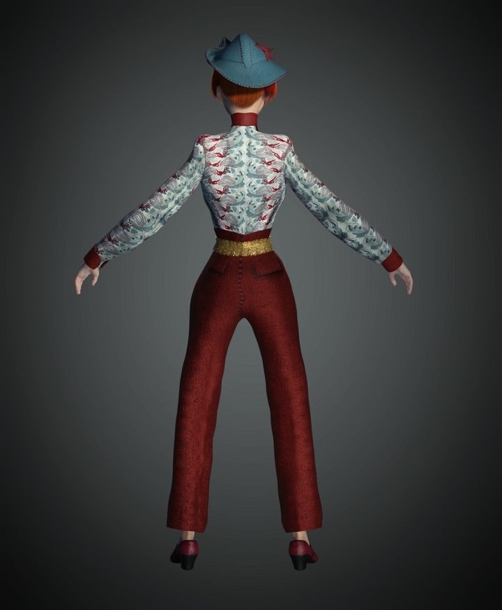 WWII The Reporter 3D model rigged | CGTrader