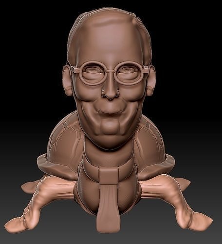 Turtle Mitch McConnel 3D model 3D printable | CGTrader