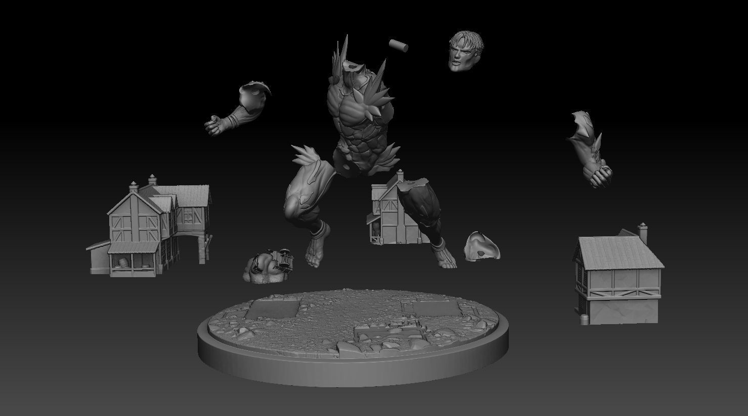 Reiner Armored Titan - Attack on Titan 3D model 3D printable | CGTrader