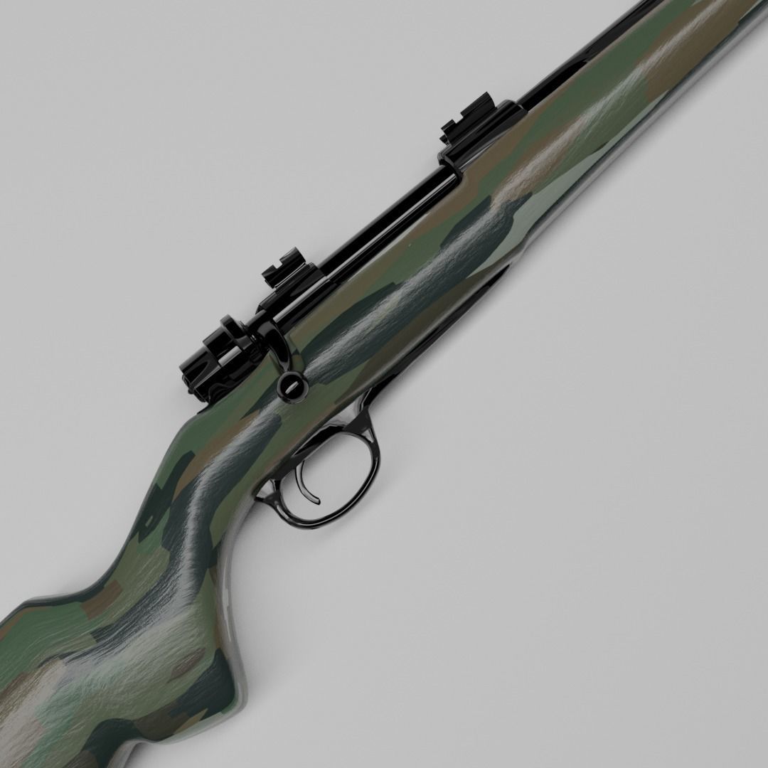 FPS Hunting Rifle 3D model | CGTrader