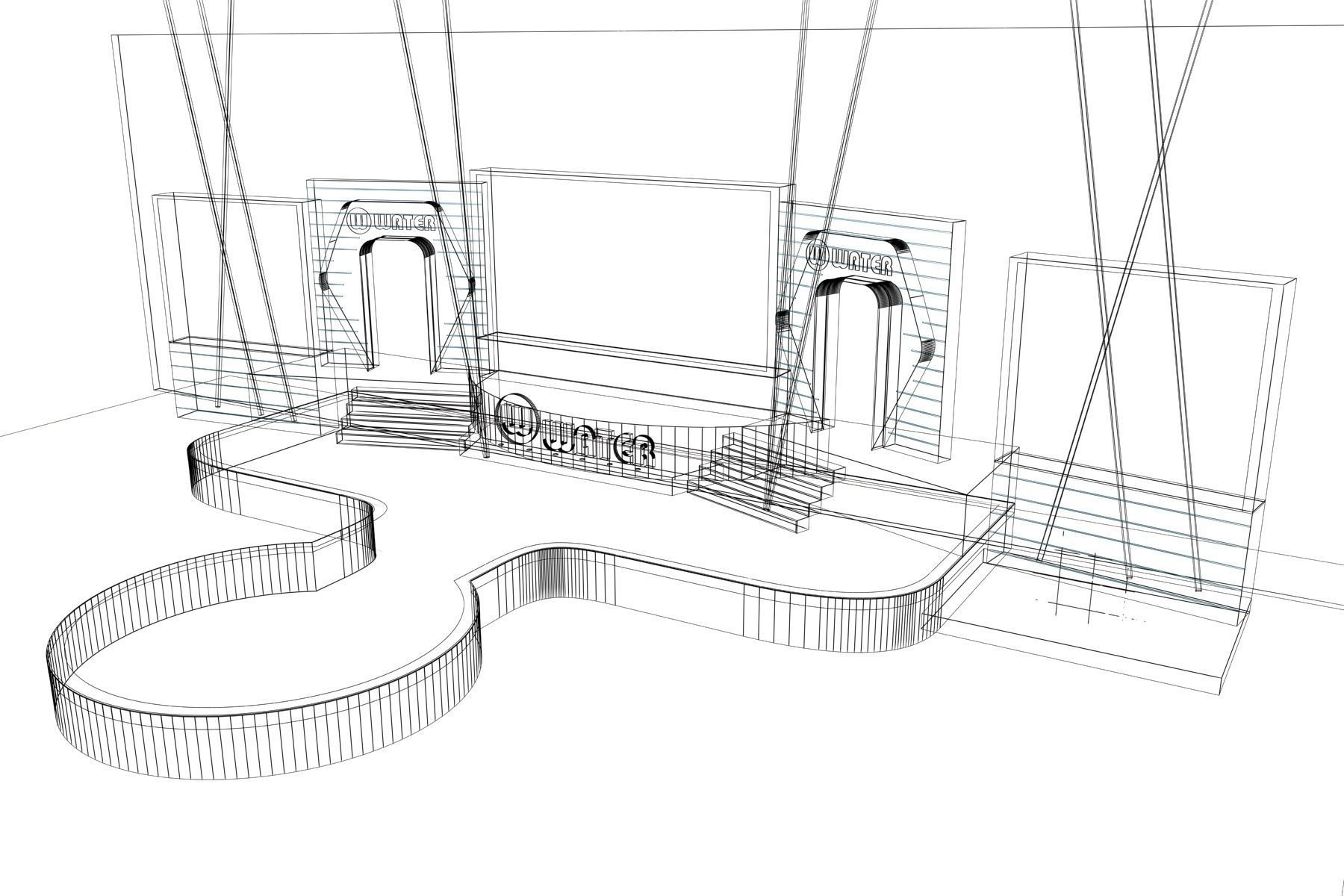 Event Stage Design 3D model | CGTrader