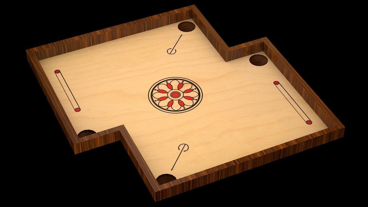 3D model Mini Carrom Boards Pack VR / AR / low-poly | CGTrader