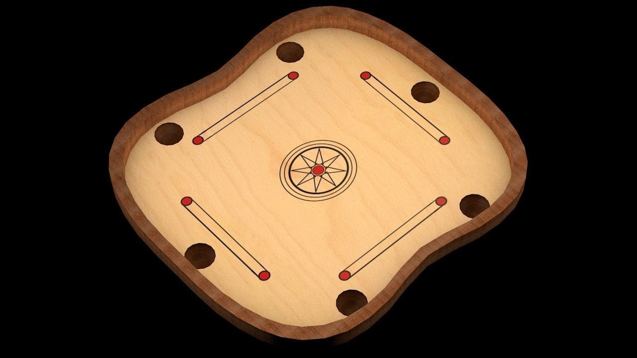 3D model Mini Carrom Boards Pack VR / AR / low-poly | CGTrader