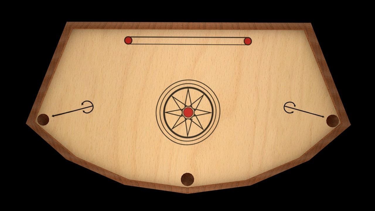 3D model Mini Carrom Boards Pack VR / AR / low-poly | CGTrader