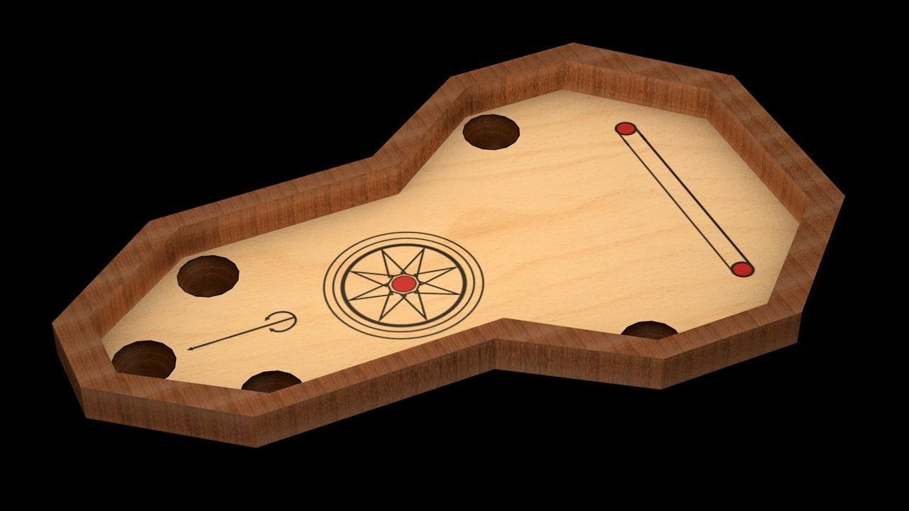 3D model Mini Carrom Boards Pack VR / AR / low-poly | CGTrader