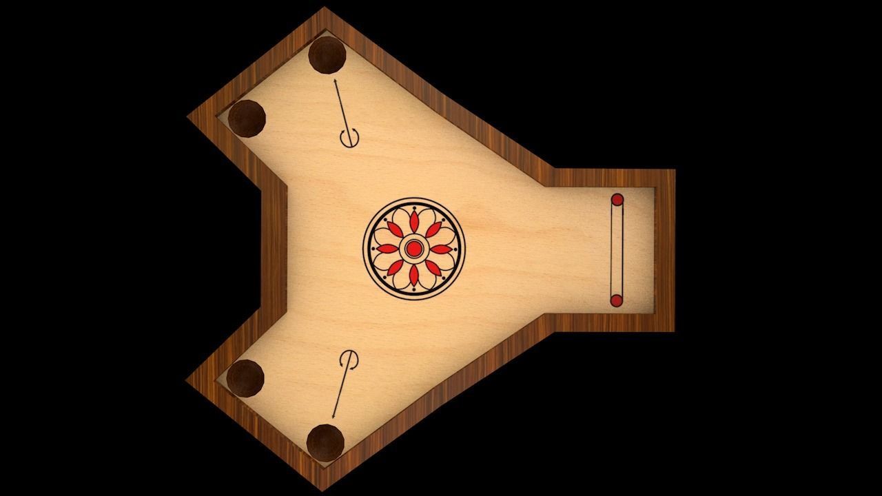 3D model Mini Carrom Boards Pack VR / AR / low-poly | CGTrader