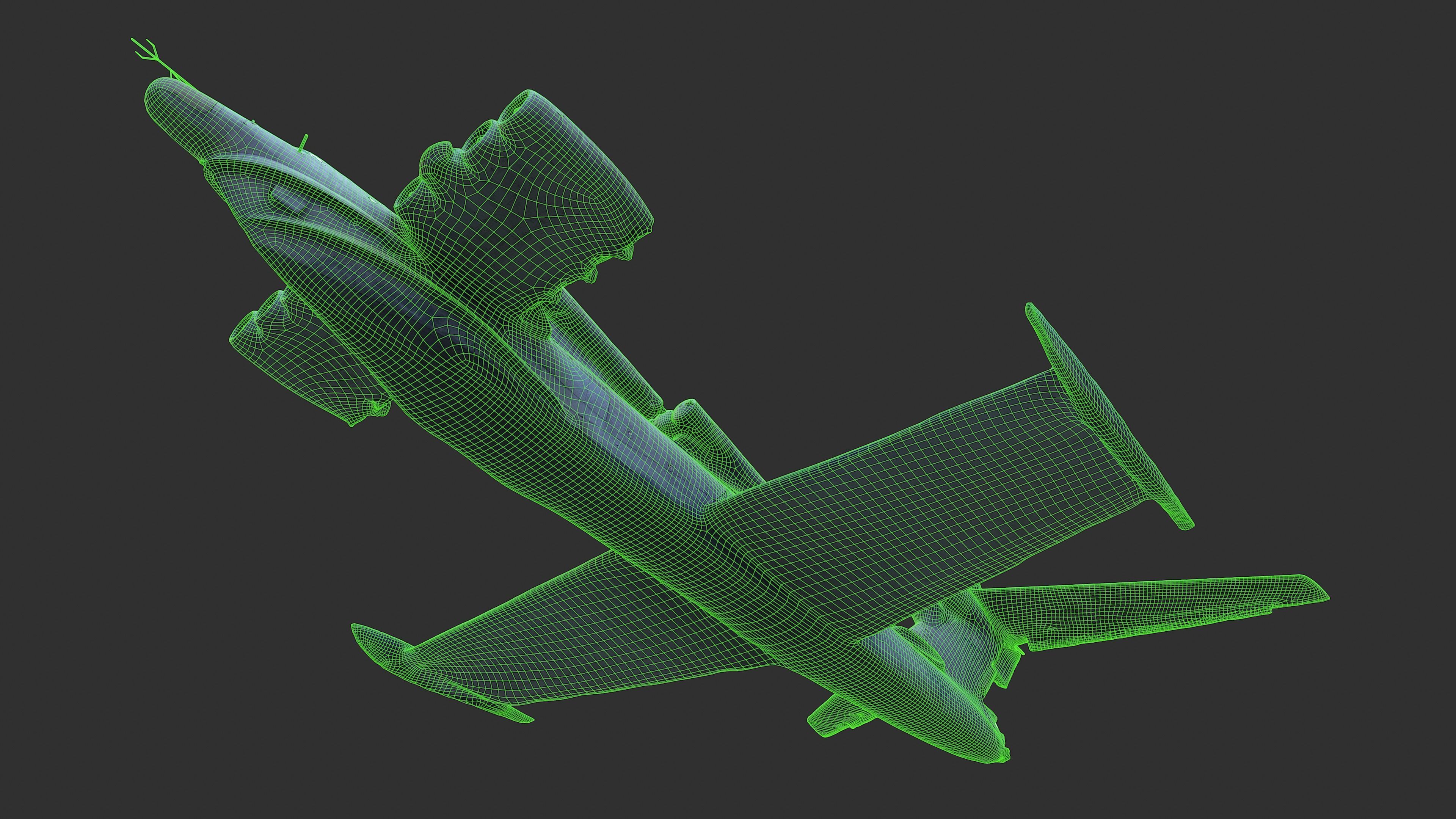 3D model Caspian Sea Monster ekranoplan Lun Low poly VR / AR / low-poly ...