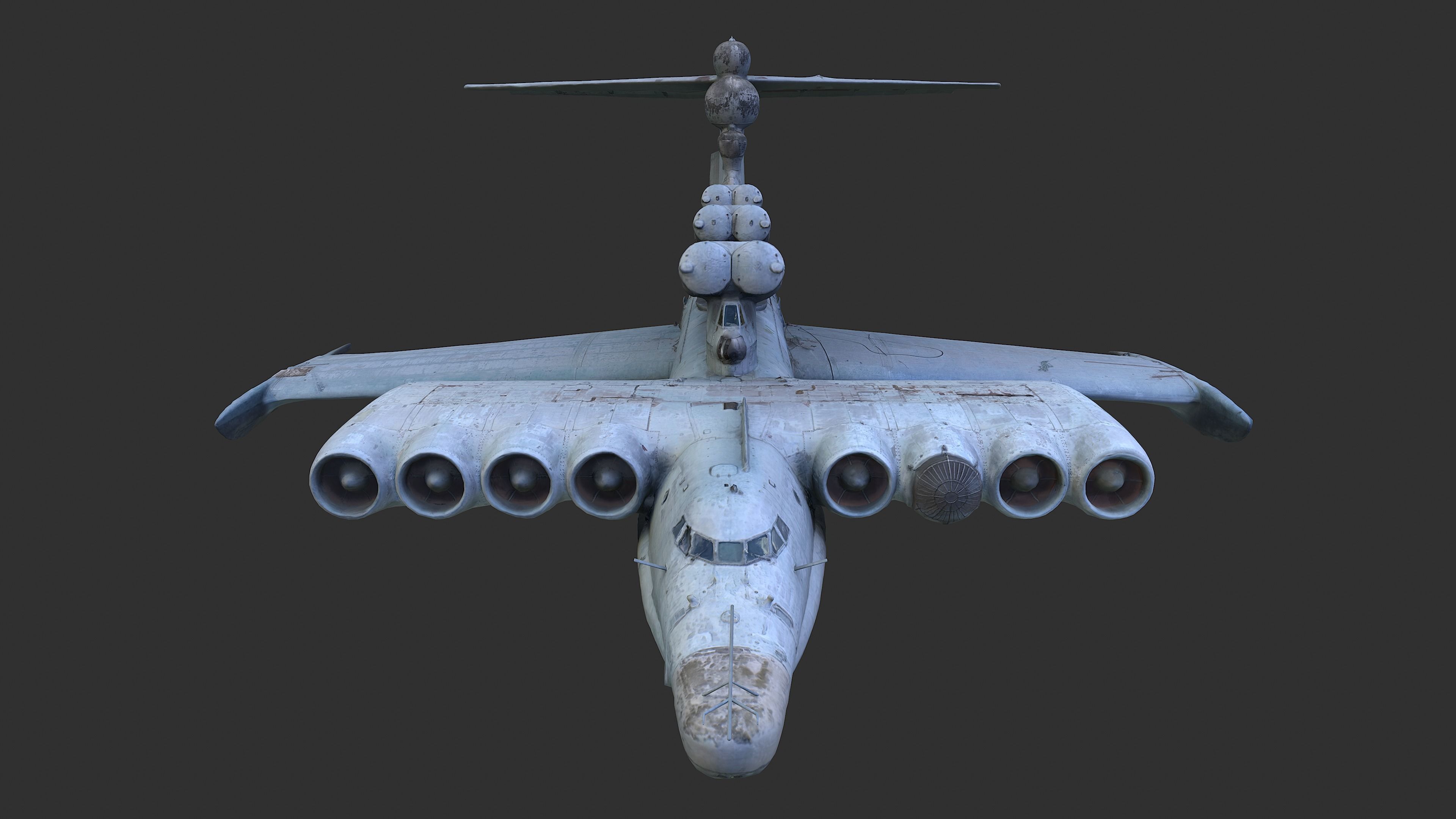 3D model Caspian Sea Monster ekranoplan Lun Low poly VR / AR / low-poly ...