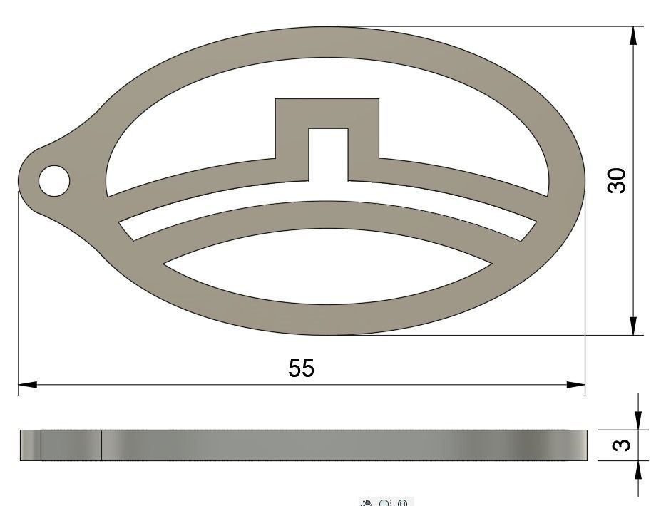 Trinket - Logo Great Wall 3D model 3D printable | CGTrader