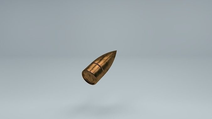 3D model Bullet with lighting VR / AR / low-poly | CGTrader