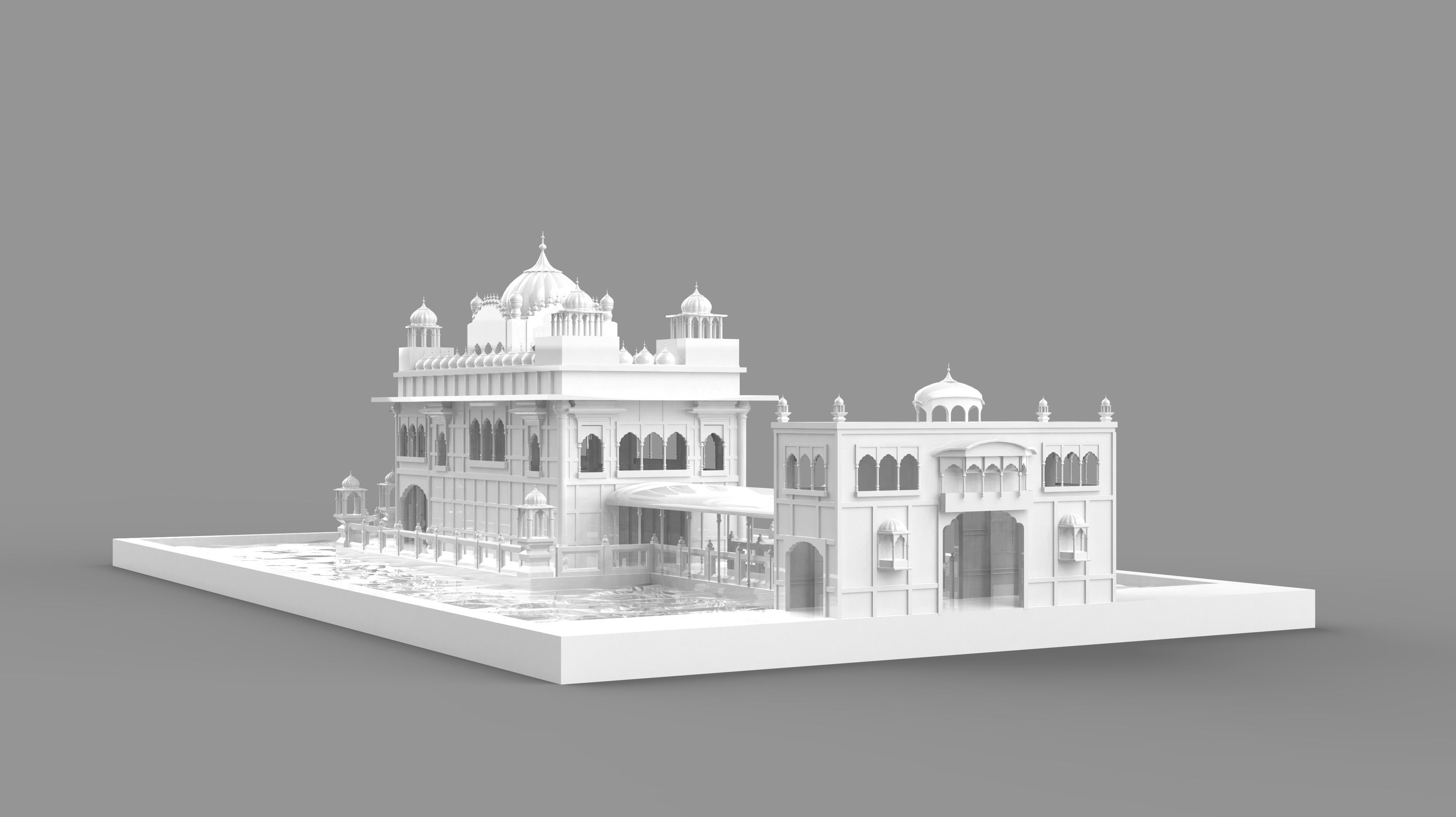 Golden Temple India 3D model | CGTrader