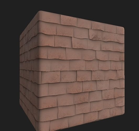 Stylised Roof Tiles Tileable Texture 3D model | CGTrader