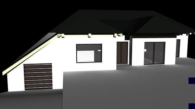 Ground House 3D model | CGTrader