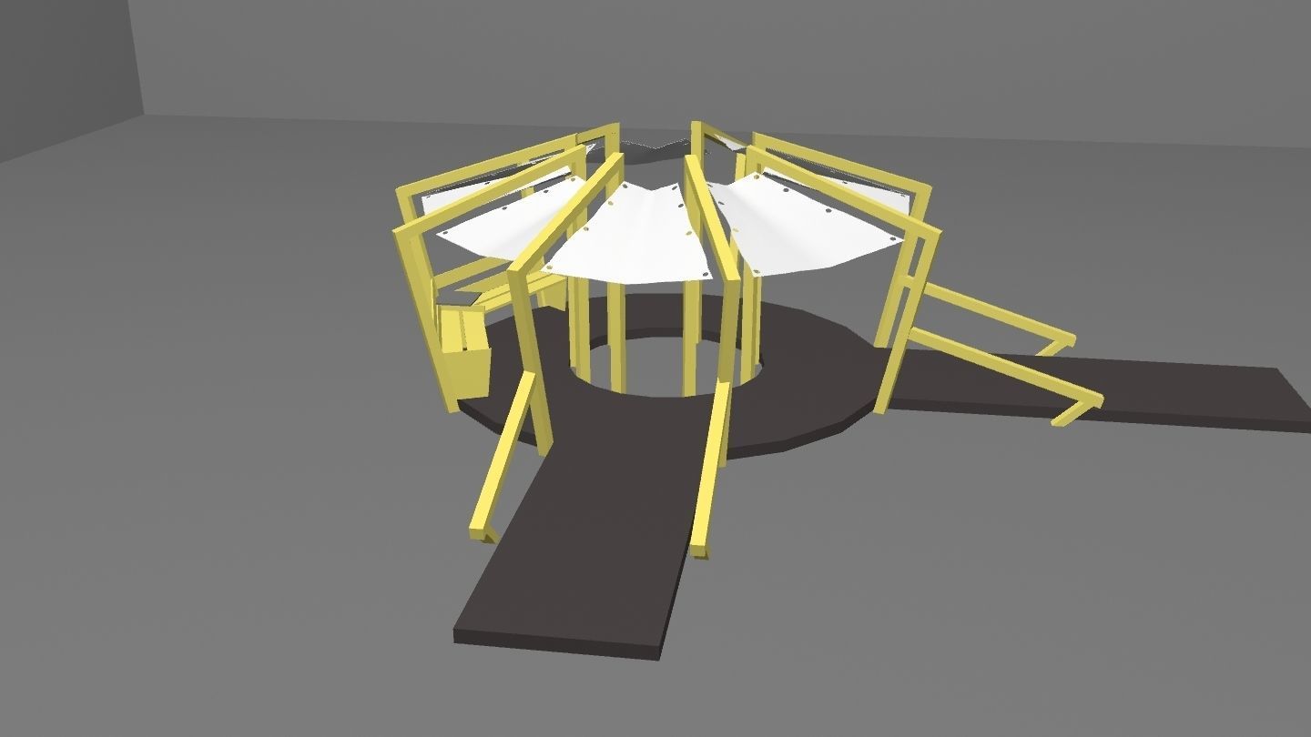 Modern wood Pavilion concept 3D model | CGTrader