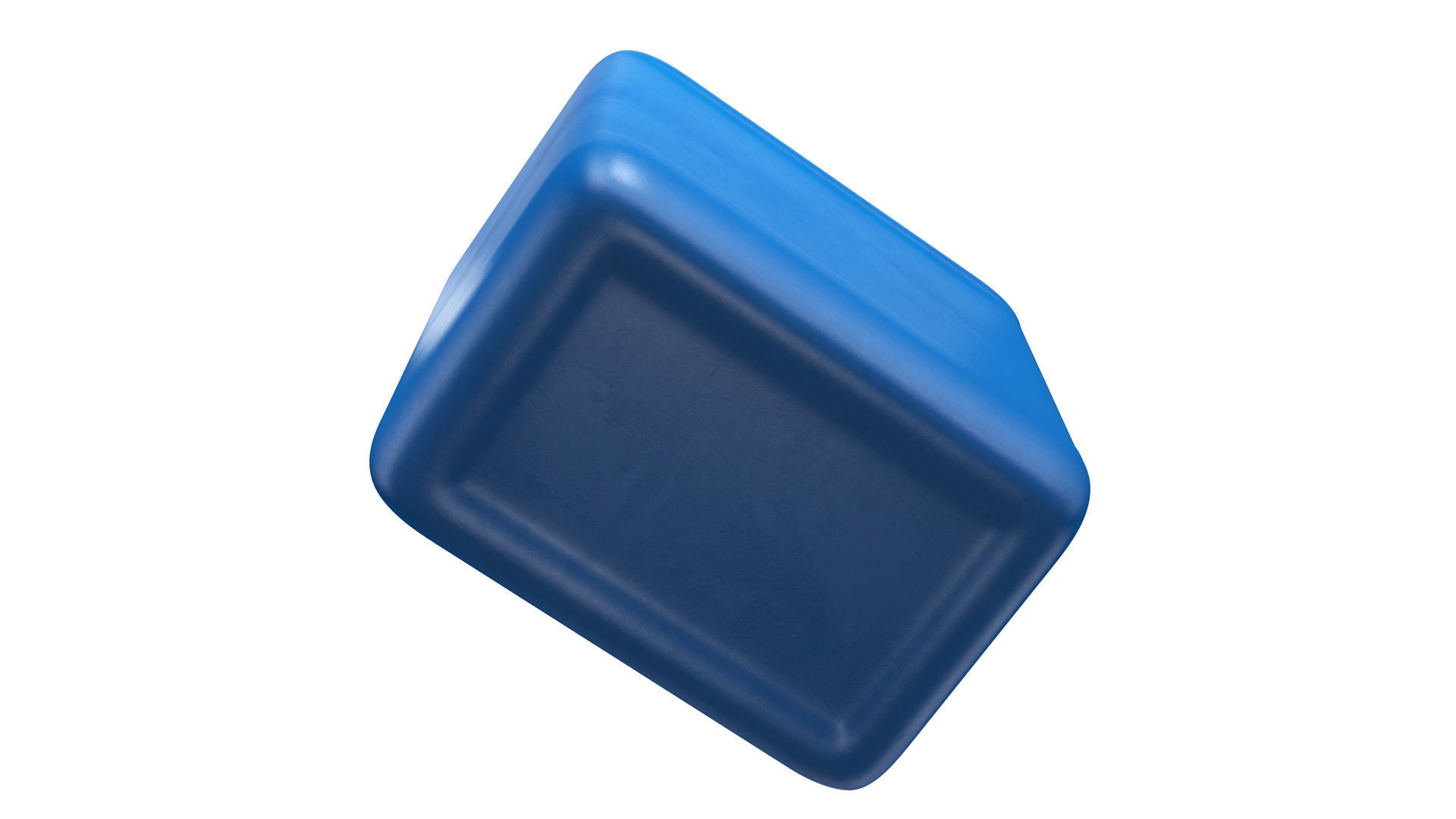 Plastic container blue 02 3D model | CGTrader
