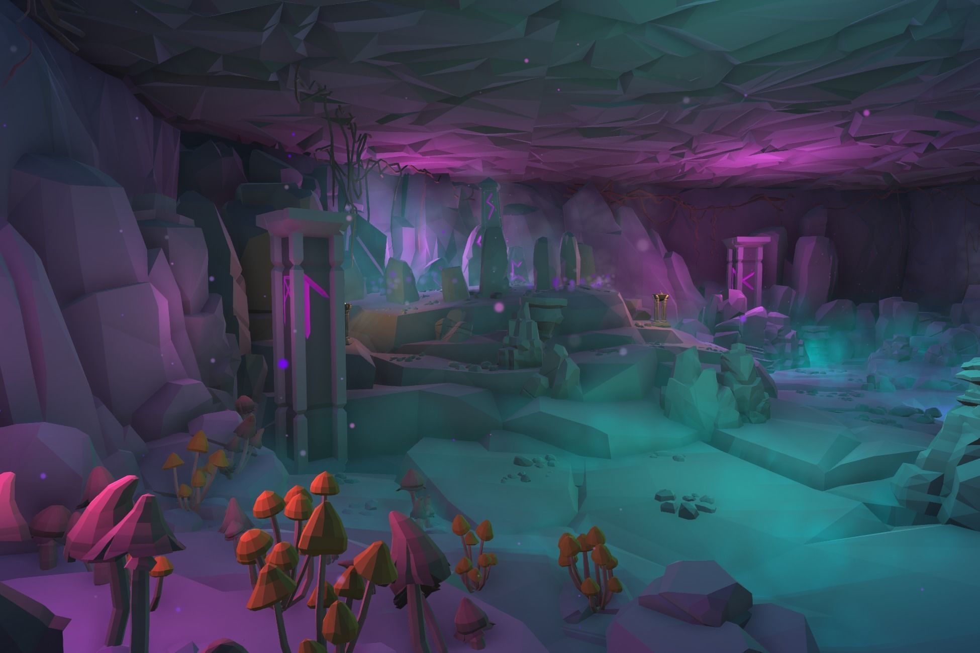 3D model Ultimate Low Poly Mining and Cave Pack VR / AR / low-poly ...