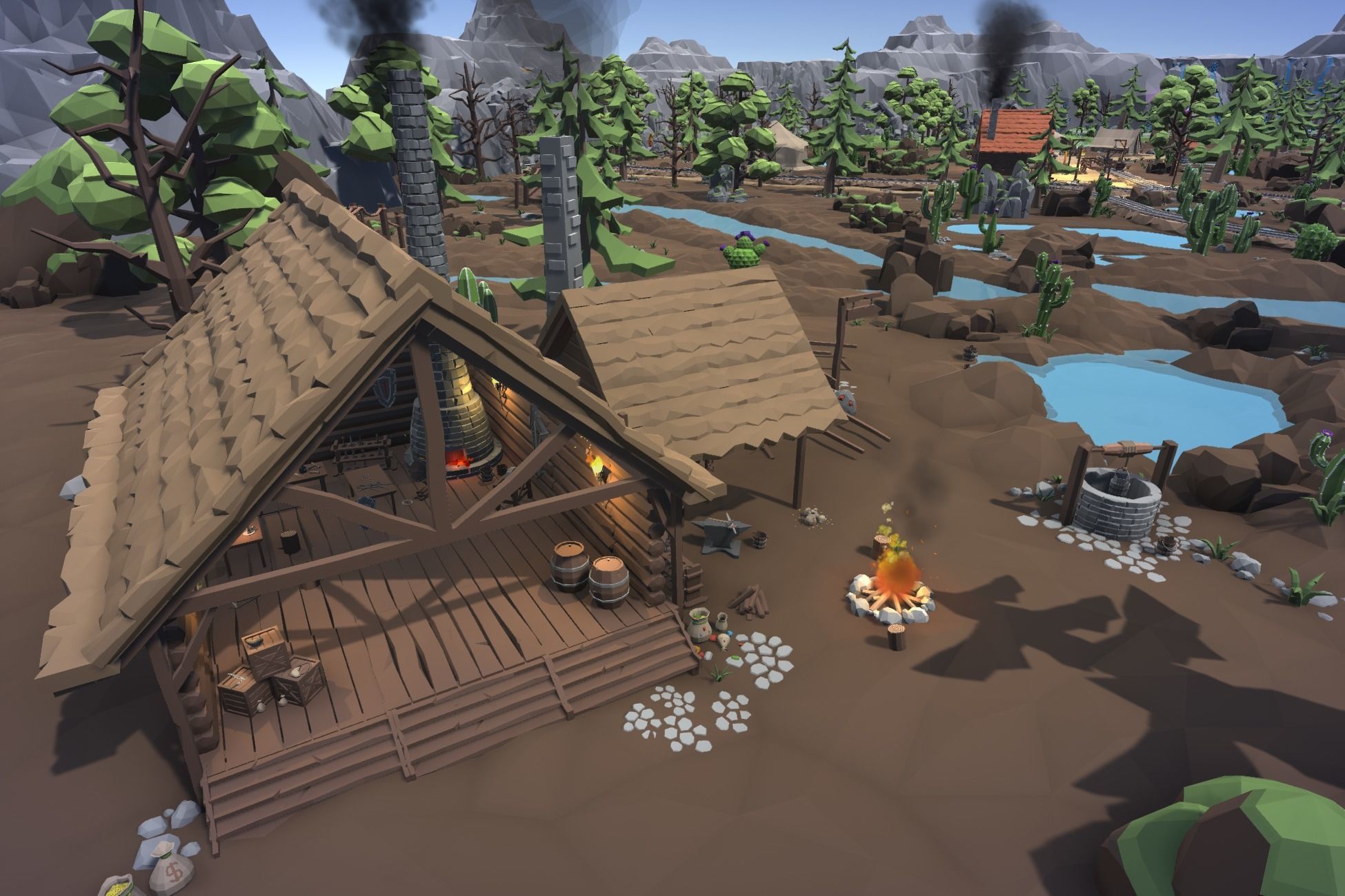 3D model Ultimate Low Poly Mining and Cave Pack VR / AR / low-poly ...