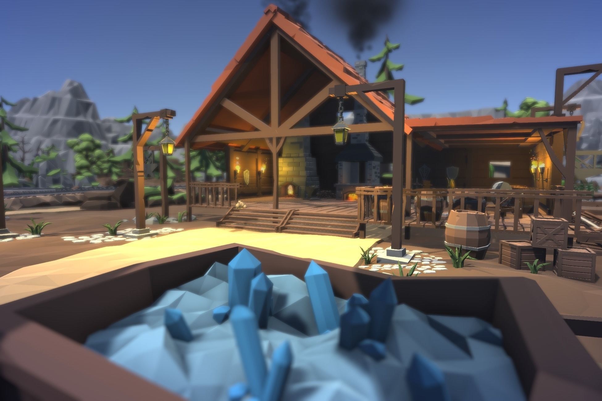 3D model Ultimate Low Poly Mining and Cave Pack VR / AR / low-poly ...