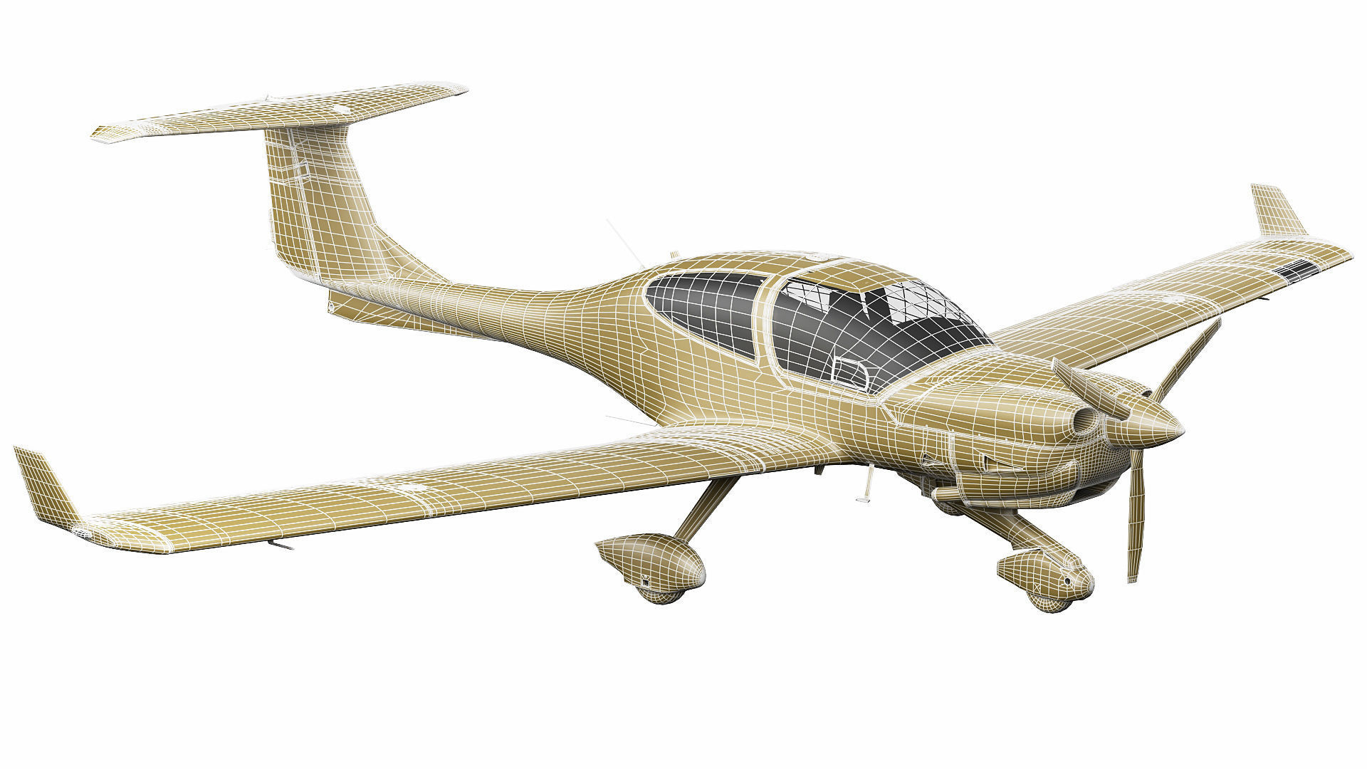 Diamond DA40 NG 3D model | CGTrader