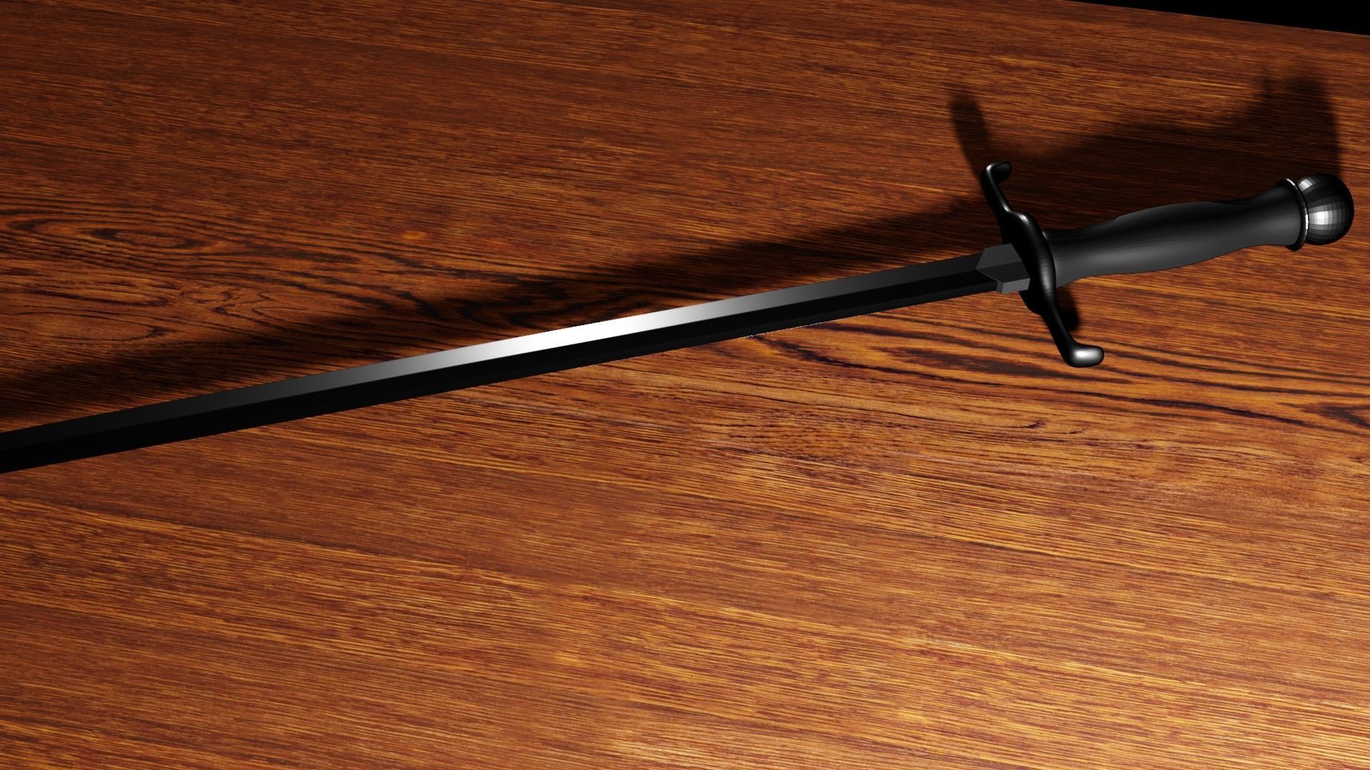 3 Backsword sword 3D model | CGTrader