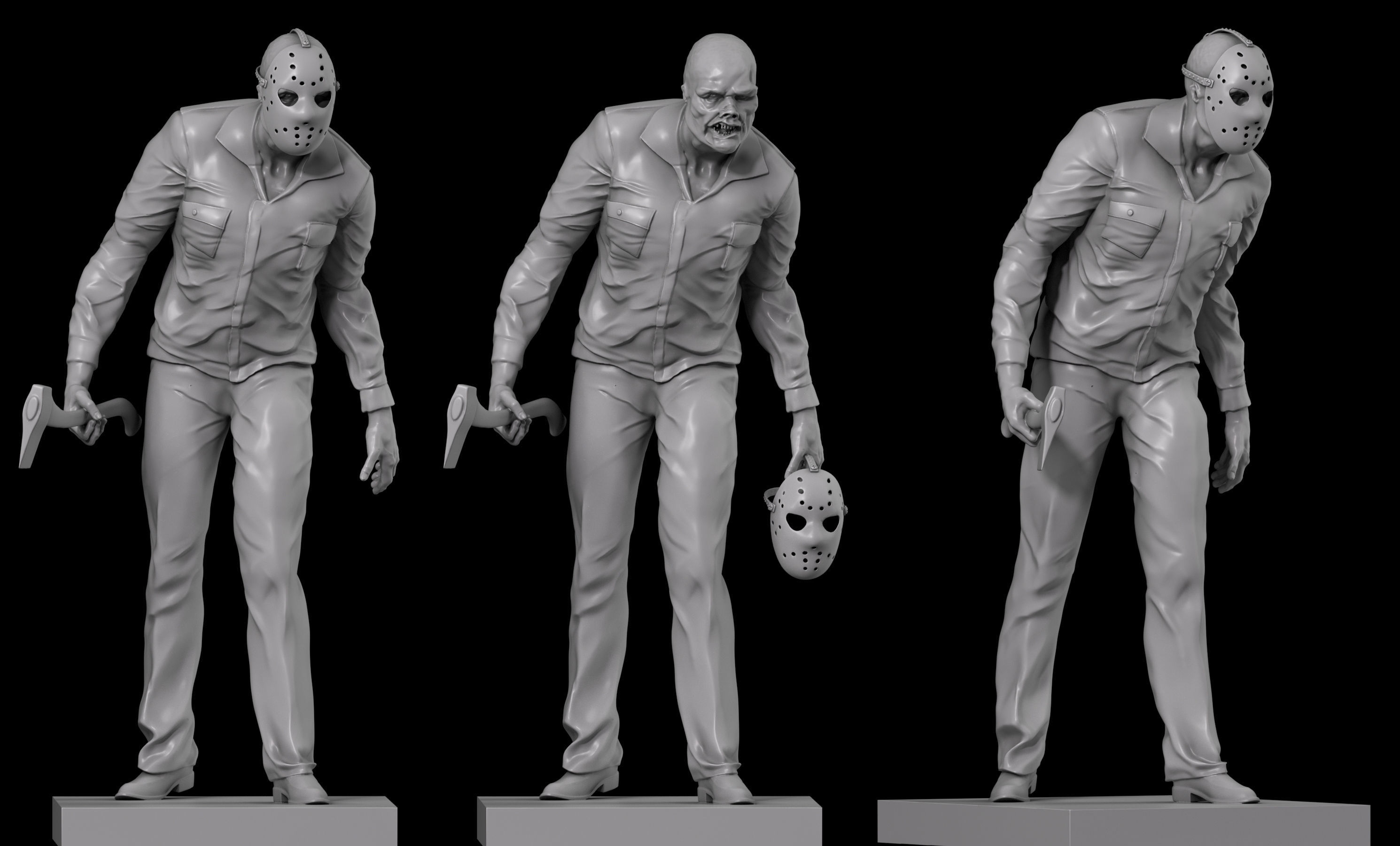 Jason Voorhees 3D print model 3D model 3D printable | CGTrader