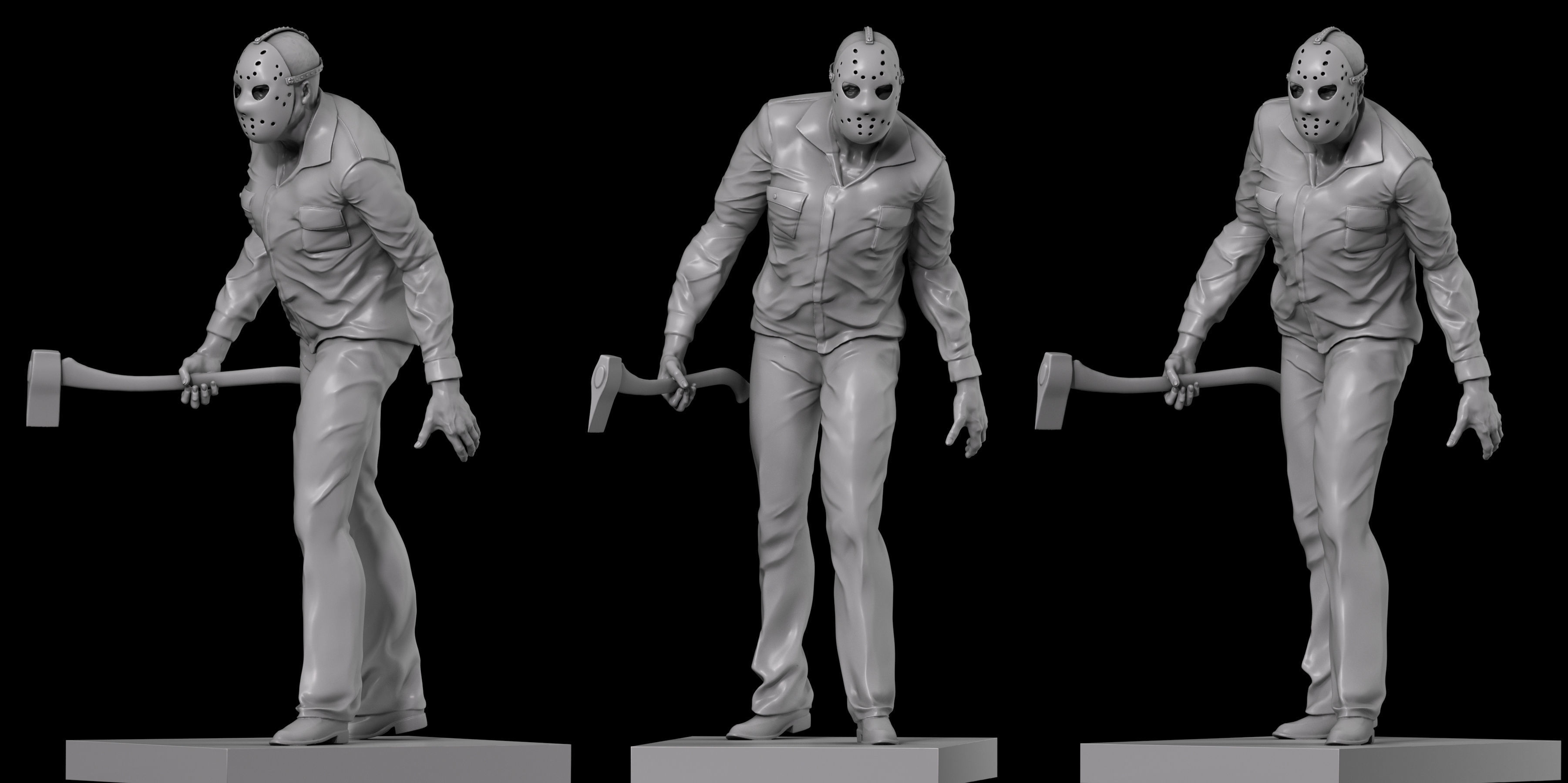Jason Voorhees 3D print model 3D model 3D printable | CGTrader