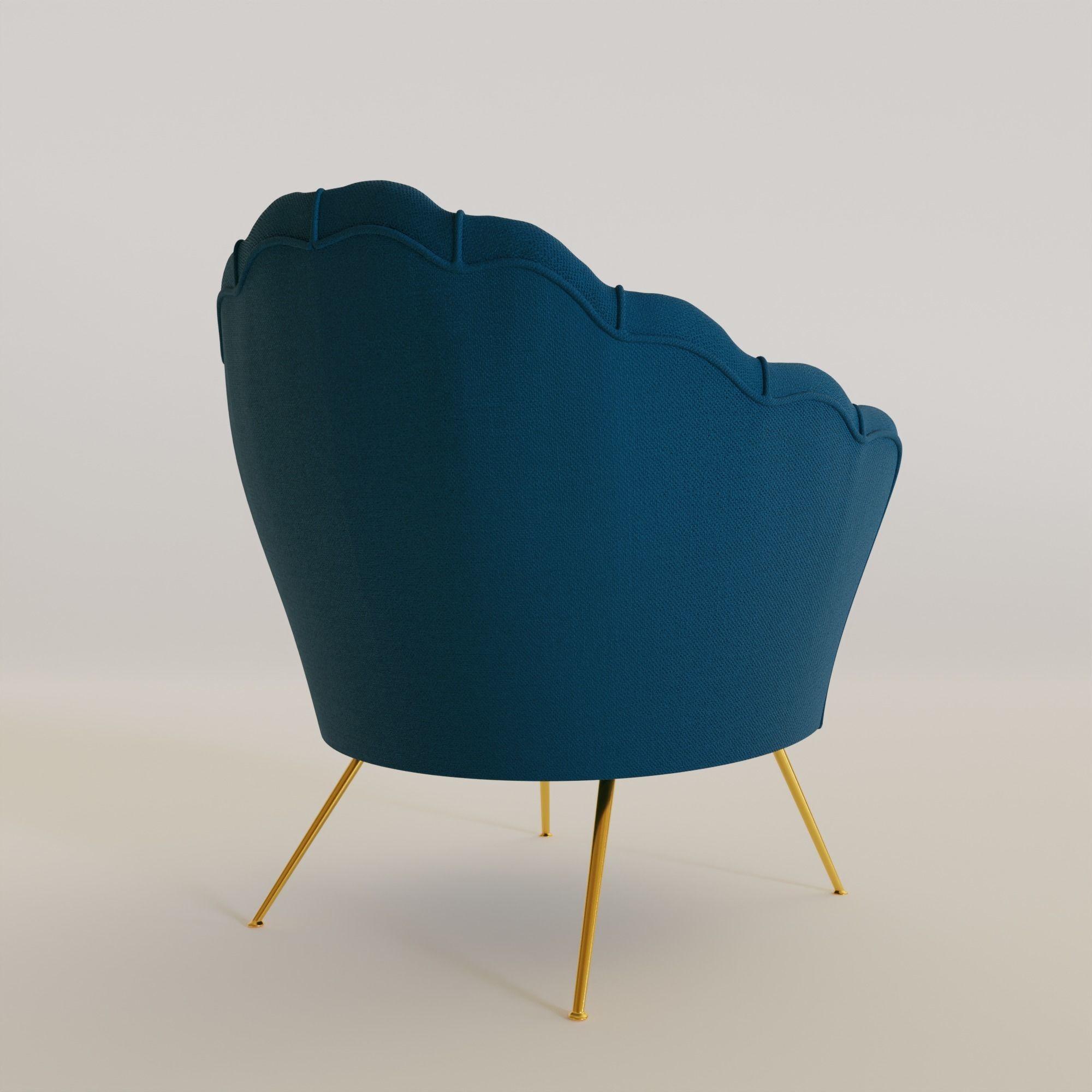 Demers Barrel Chair free 3D model | CGTrader