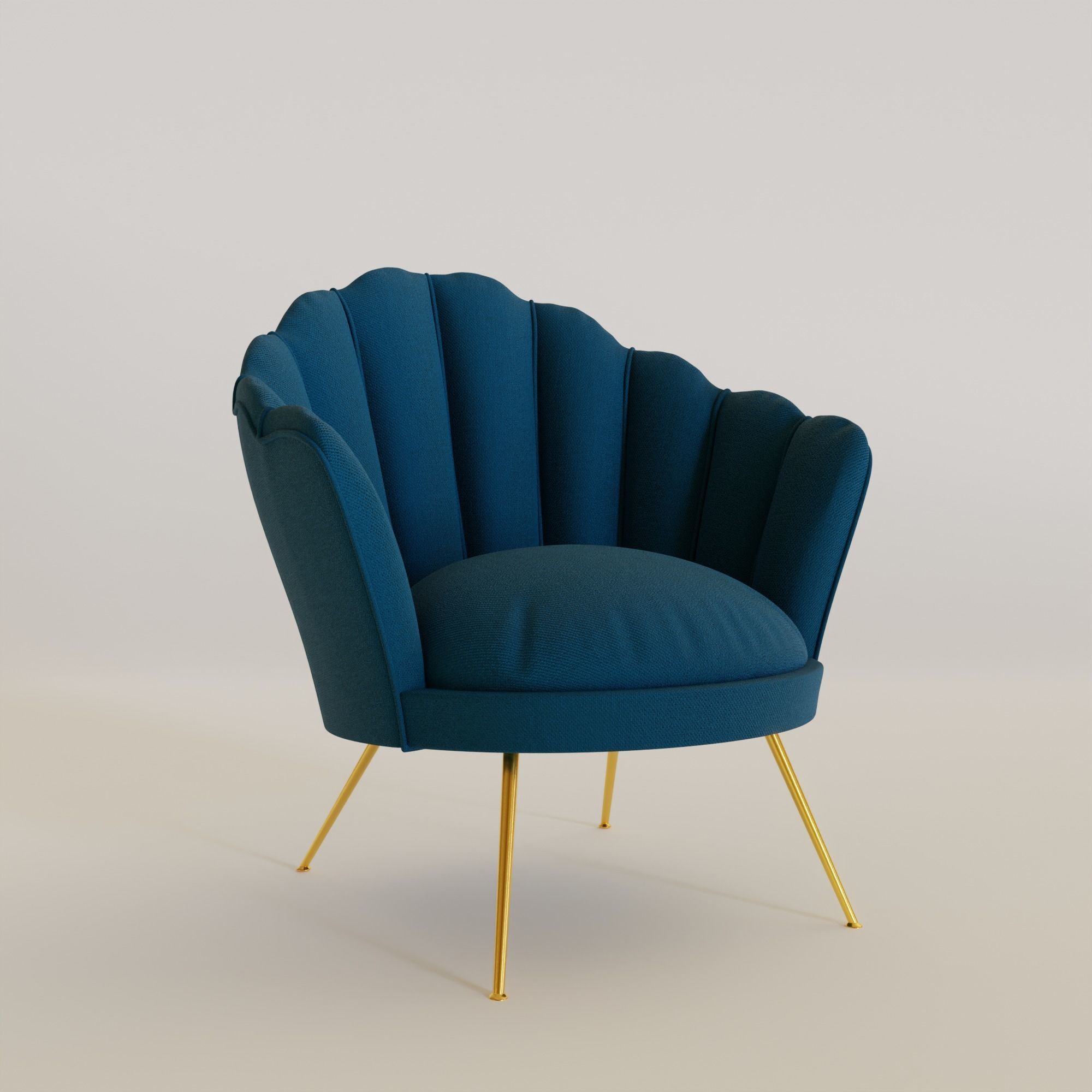 Demers Barrel Chair free 3D model | CGTrader