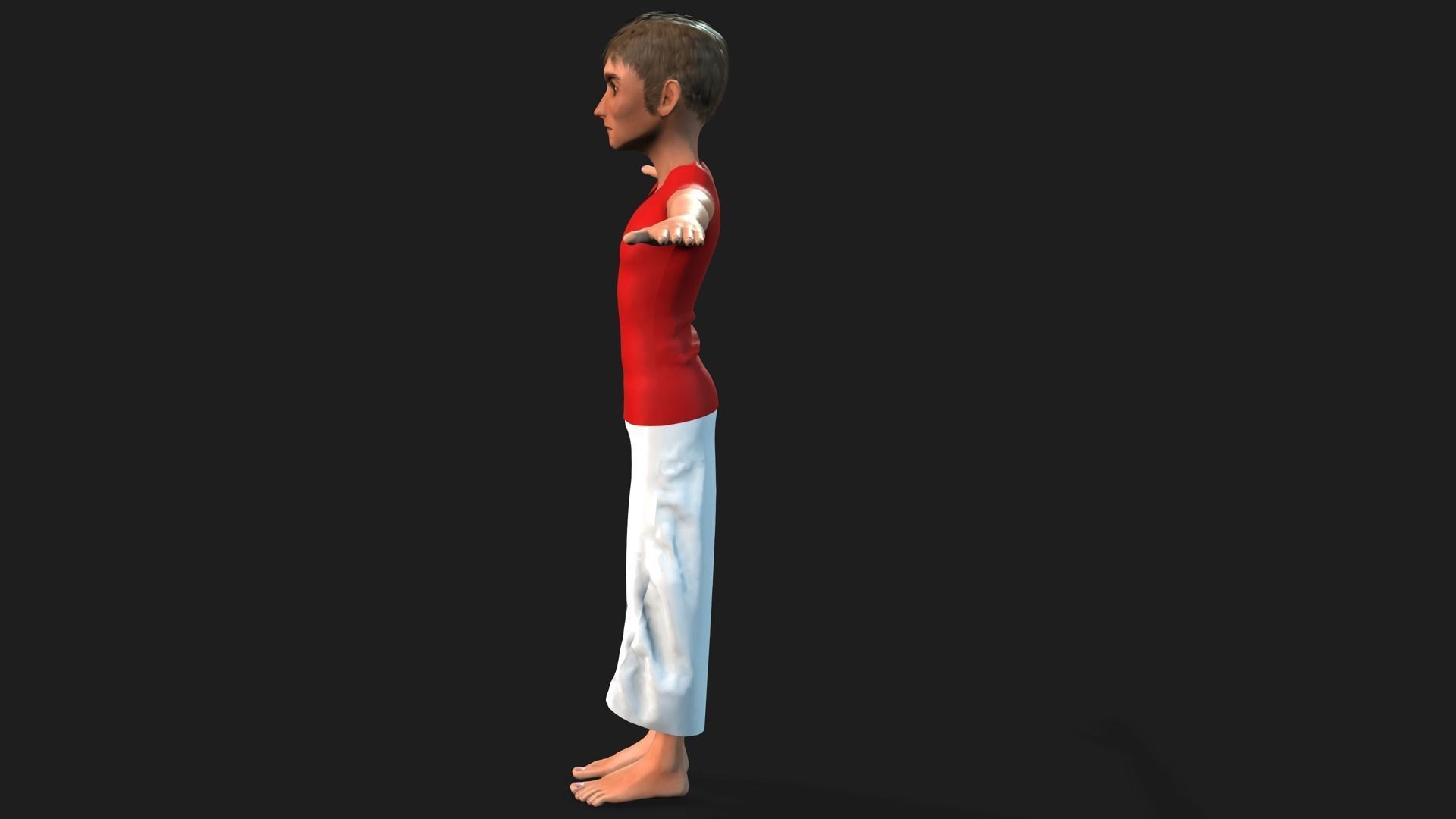 Boy model 3D model | CGTrader