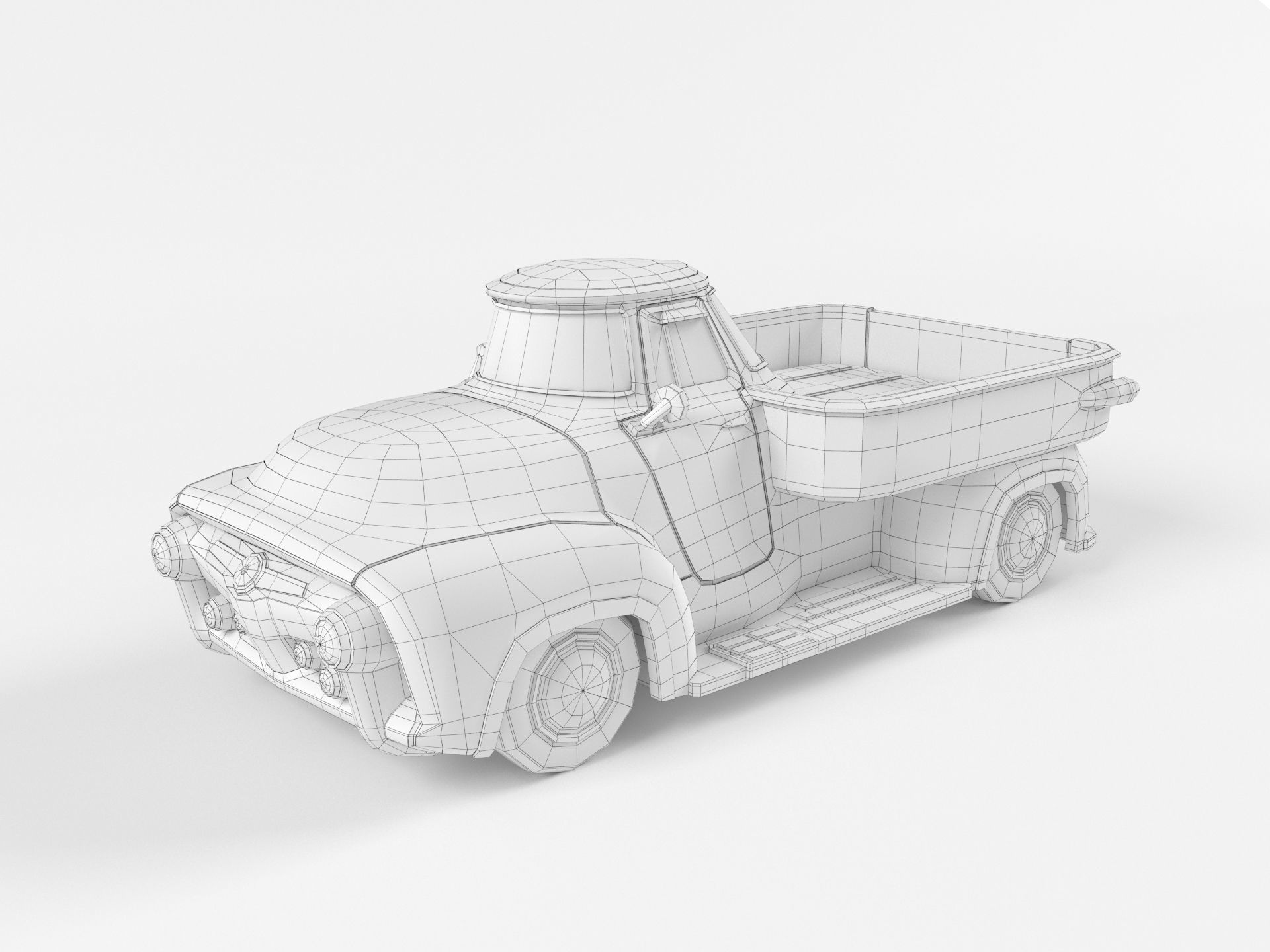 Pick-R-Up Truck Fallout 4 3D model 3D printable | CGTrader