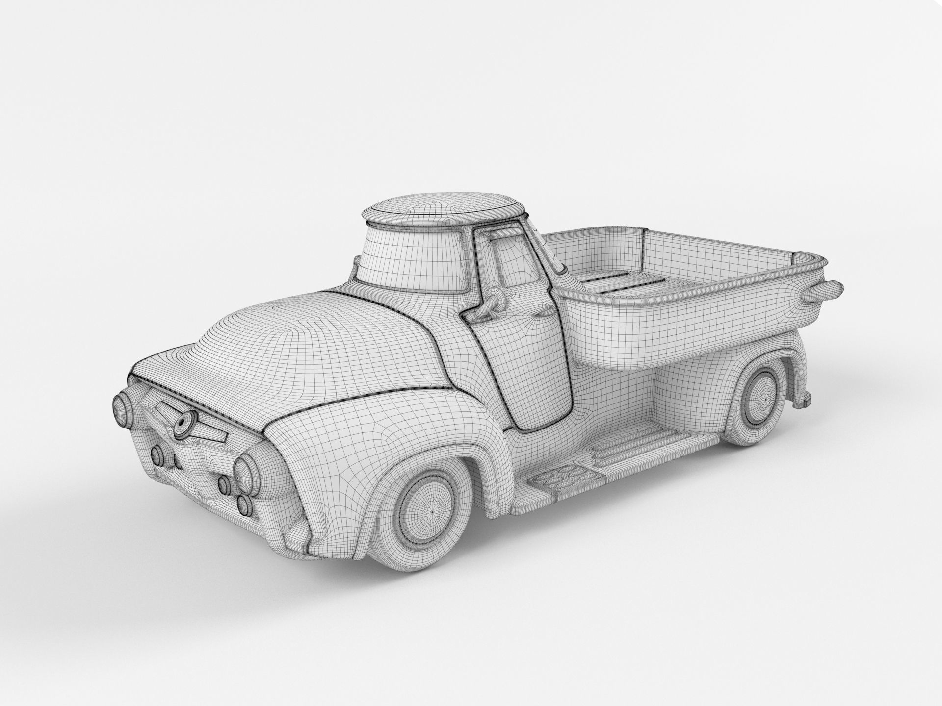Pick-R-Up Truck Fallout 4 3D model 3D printable | CGTrader