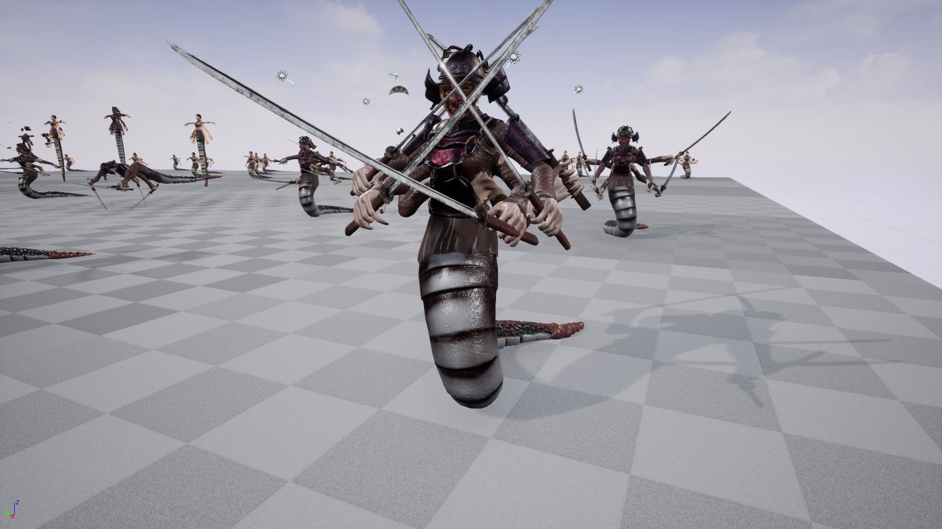 3D model Naga Queen UE4 and Unity low poly model VR / AR / low-poly ...