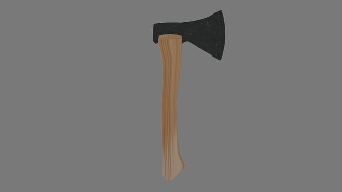 Low Poly Lumberjack Ax free VR / AR / low-poly 3D model | CGTrader
