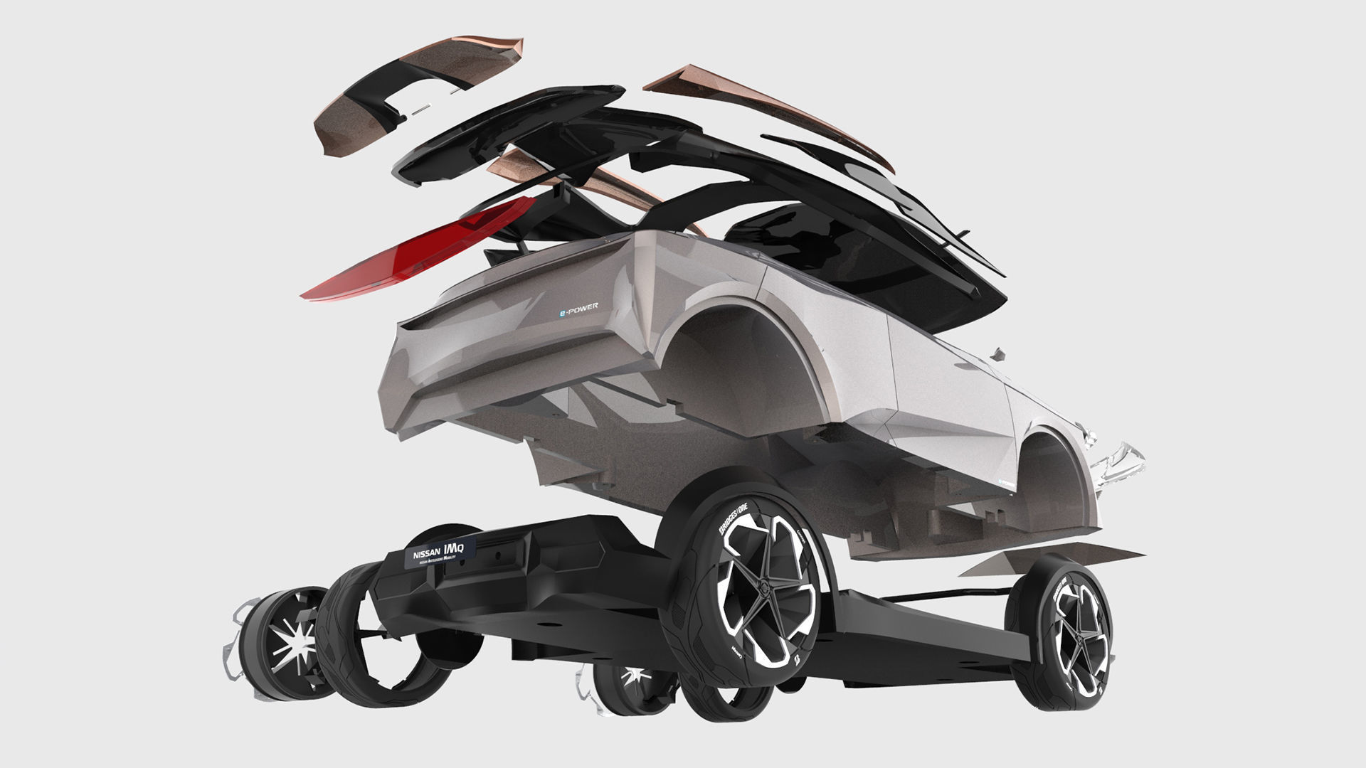 Nissan IMq Concept 2019 Modified 3D model | CGTrader