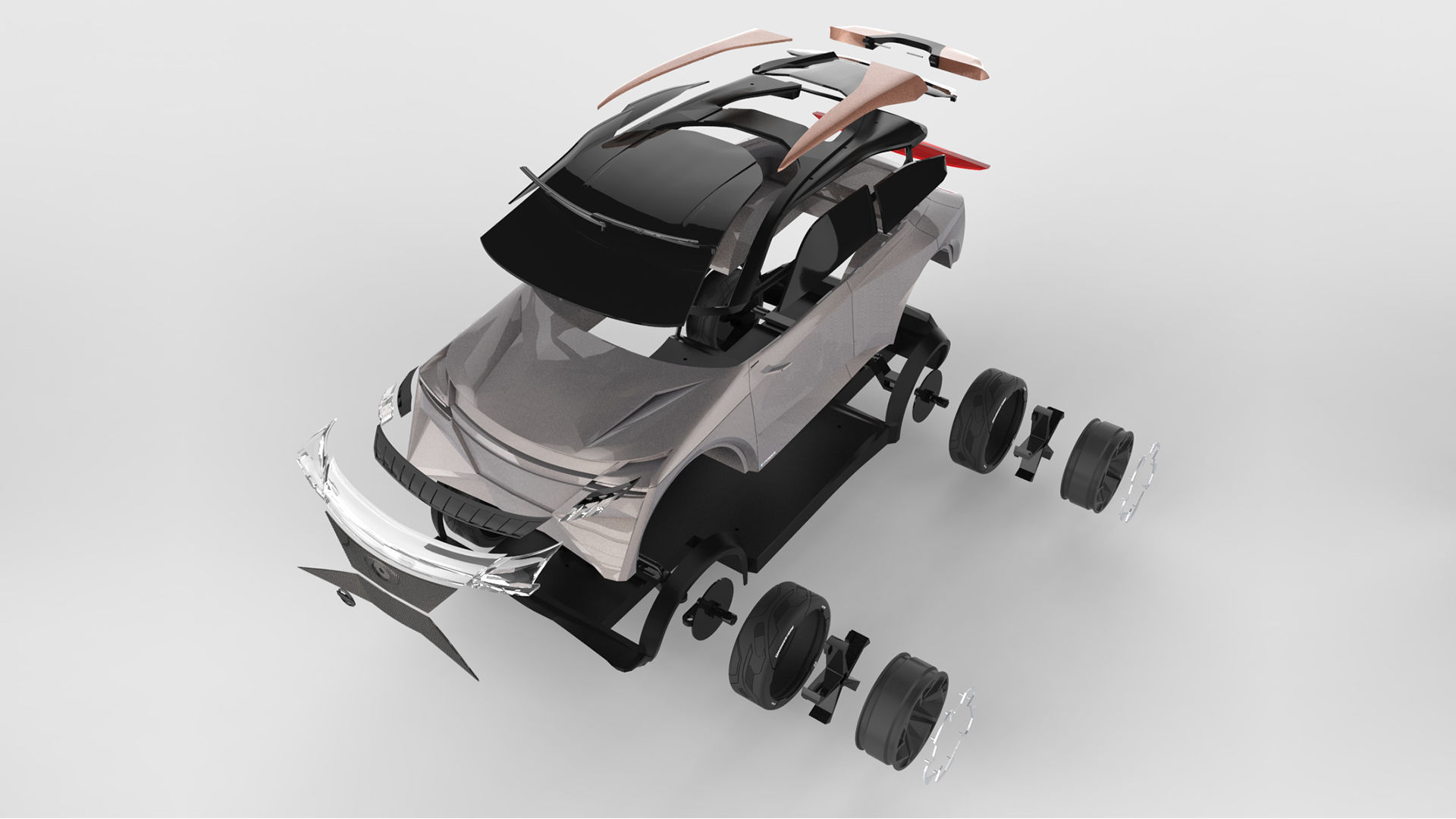 Nissan IMq Concept 2019 Modified 3D model | CGTrader