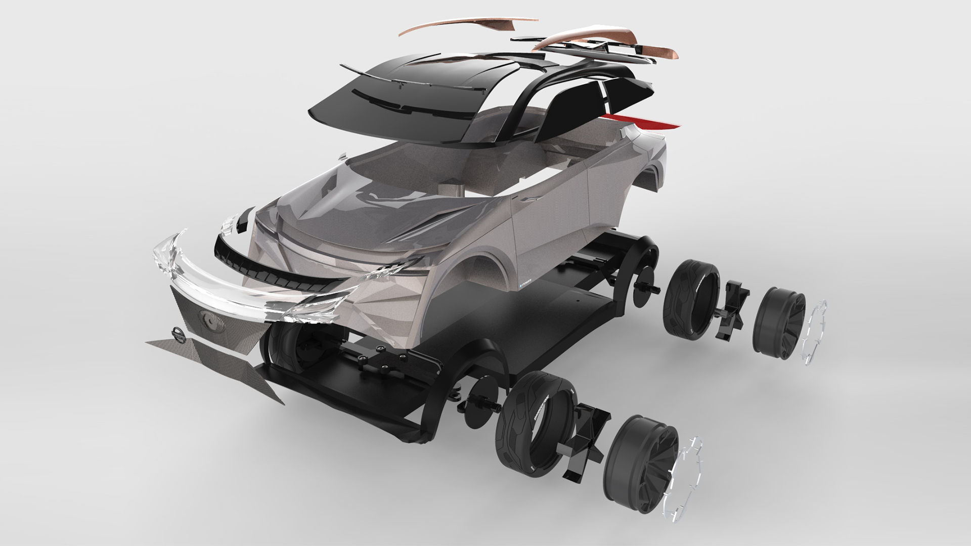 Nissan IMq Concept 2019 Modified 3D model | CGTrader