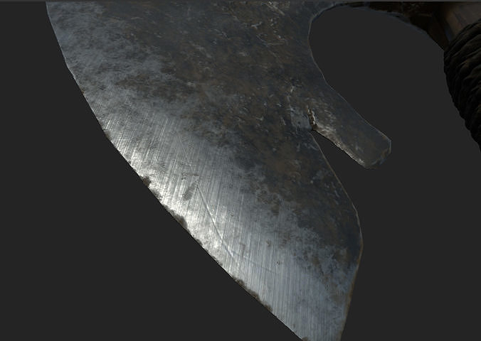 OLD AXE HIGHPOLY AND HIGH RESOLUTION TEXTURES 3D model | CGTrader