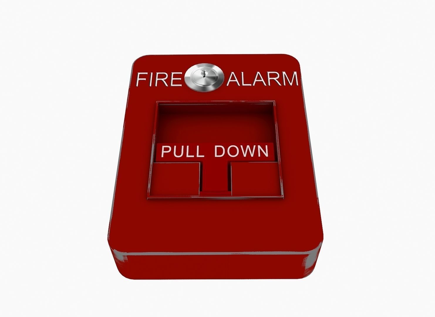 3D model 3D FIRE ALARM VR / AR / low-poly | CGTrader
