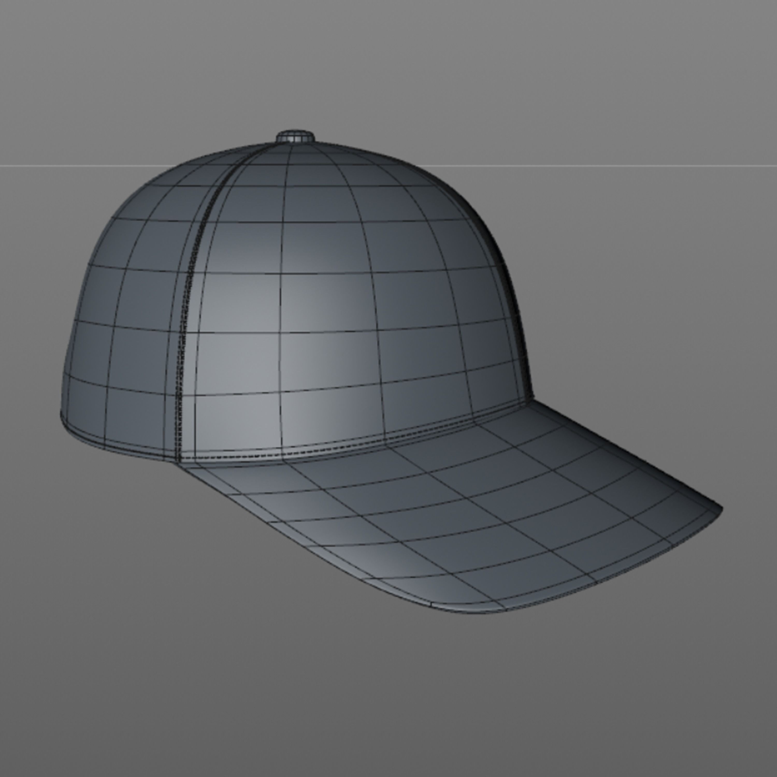 Baseball Cap PBR Low-poly 3D model free VR / AR / low-poly 3D model ...