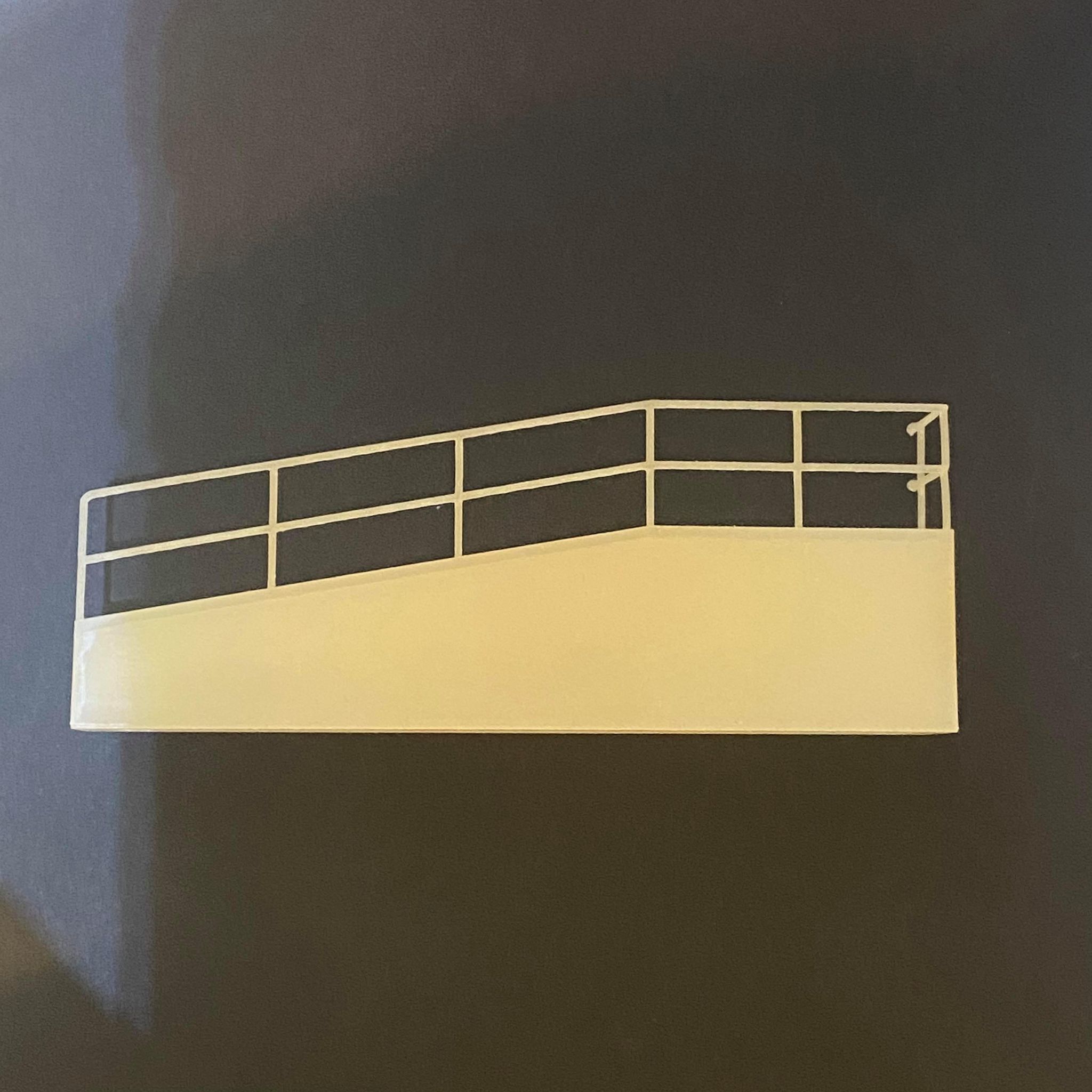 ACCESS RAMP WITH HANDRAIL 7MM SCALE O GAUGE MODEL BUILDING 3D model 3D ...