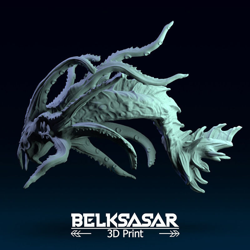 Aboleth Fanart 3D model 3D printable | CGTrader