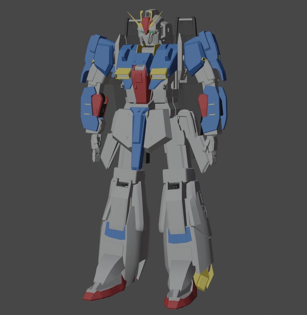 3D model Gundam Zeta VR / AR / low-poly | CGTrader