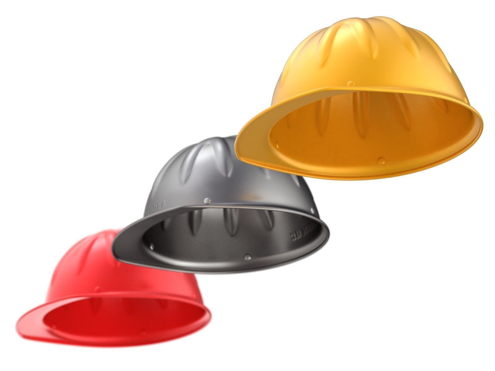 Skull Bucket Aluminum Hard Cap - shell only 3D model | CGTrader